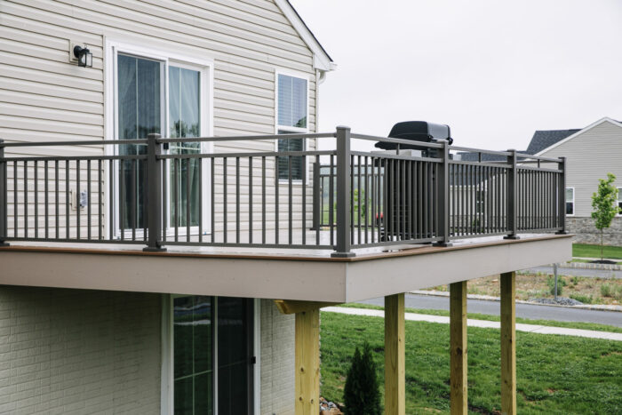 Composite Deck With Bronze Aluminum Railing - Parkesburg, PA