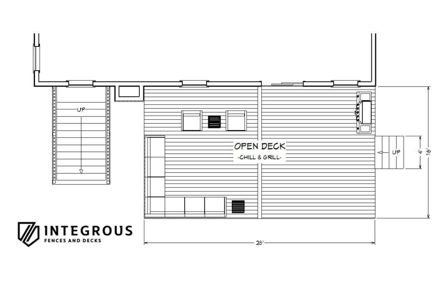 Single Level Deck - Integrous Fences and Decks