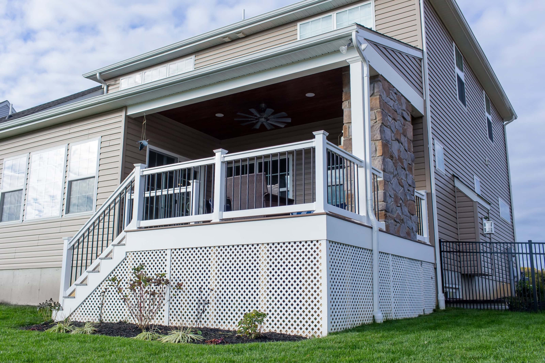 Seamless Back Porch Extension - Lancaster, PA - Integrous Fences and Decks