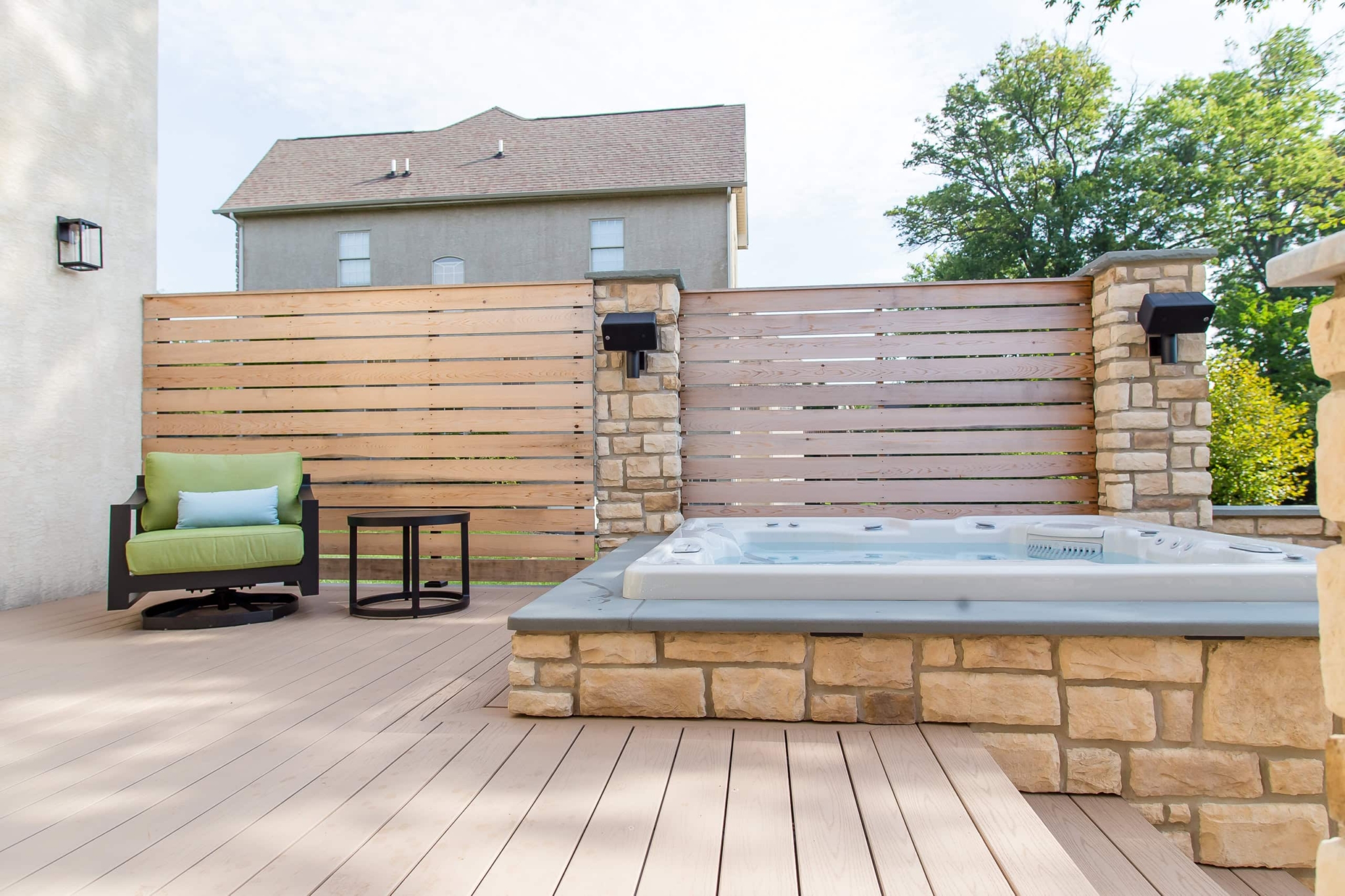 Custom Hot Tub Deck - Plymouth Meeting, PA - Integrous Fences and Decks