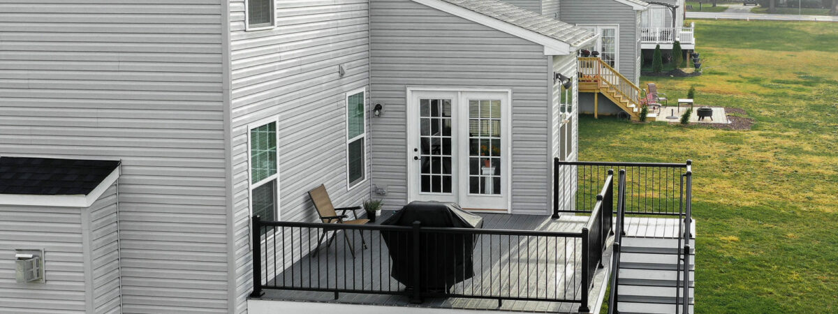 TimberTech Deck with Aluminum Railing