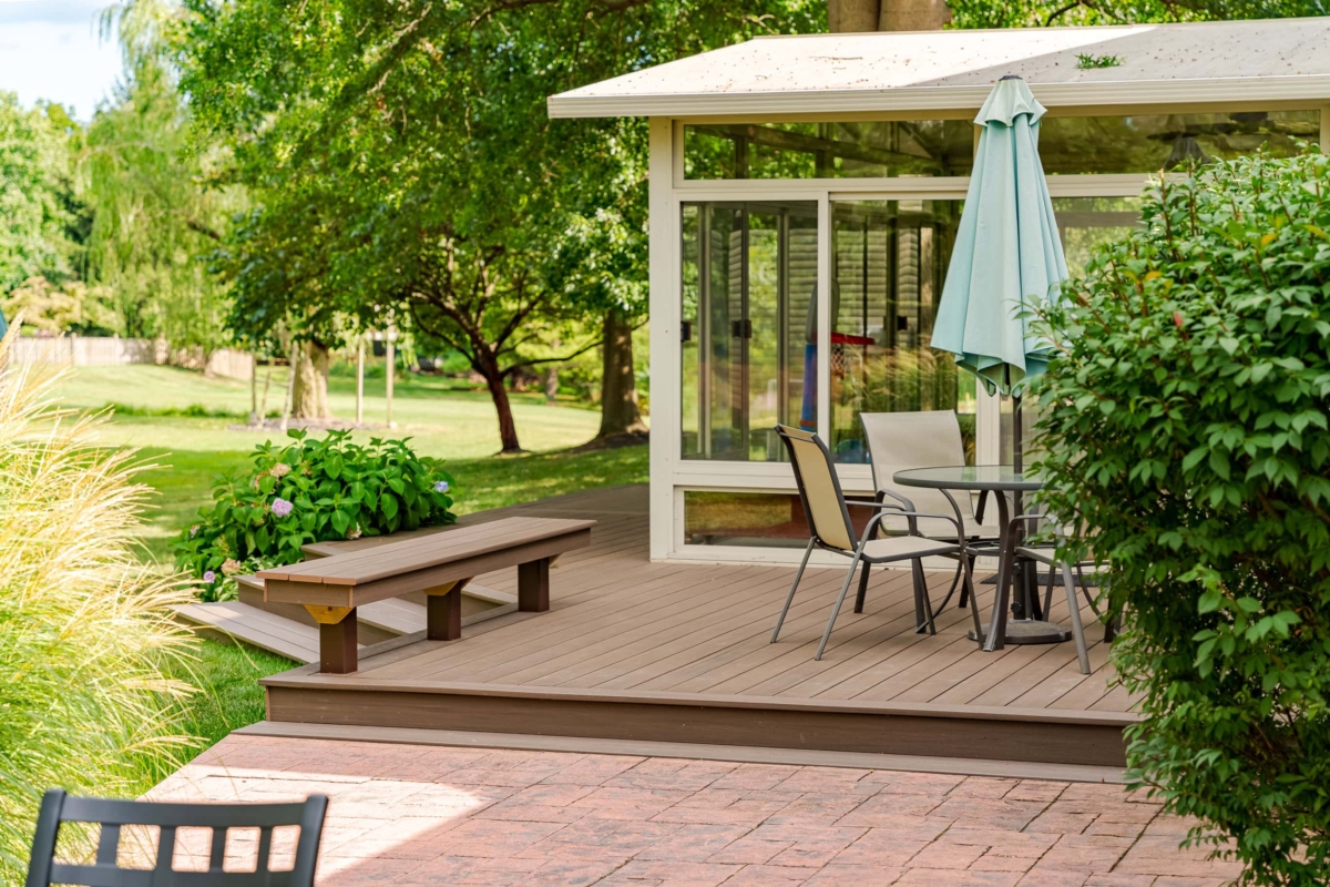 Deck That Blends Into Nature - Lititz, PA - Integrous Fences and Decks