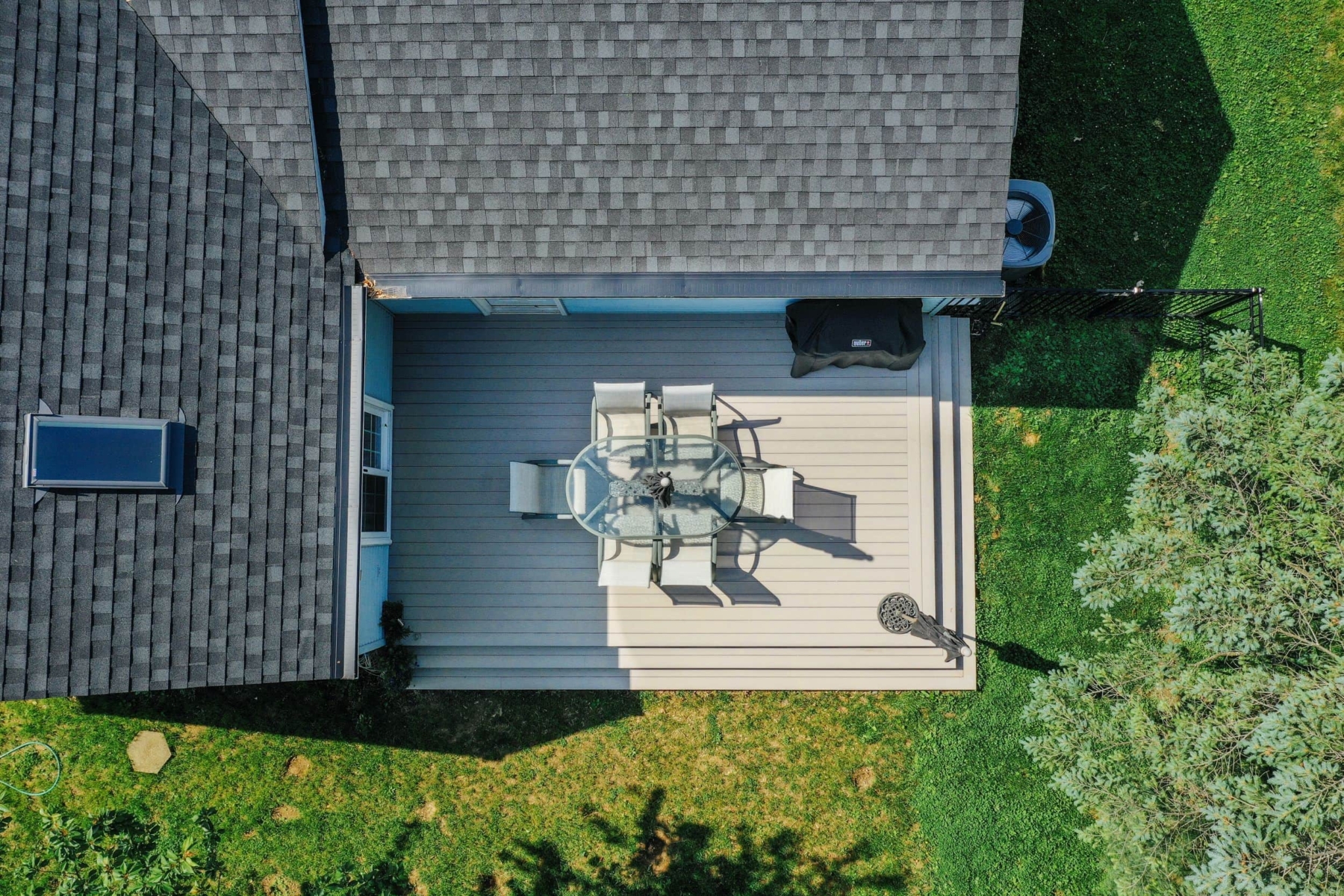 Ground-Level Deck With Waterfall Stairs - East Petersburg, PA ...