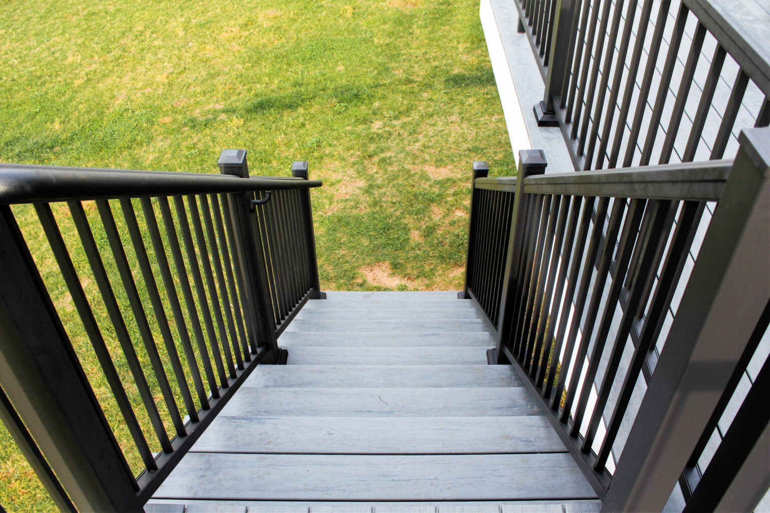 Weathered Wood Composite Deck - Coatesville, PA