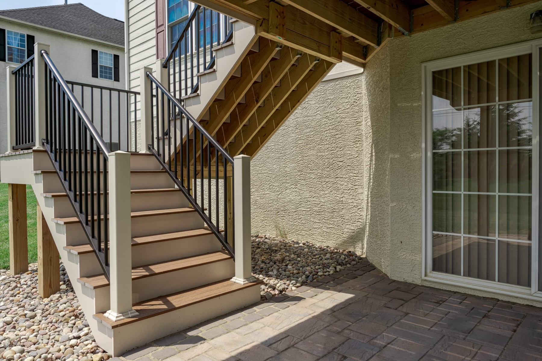 Deck Over Patio - Exton, PA - Integrous Fences and Decks