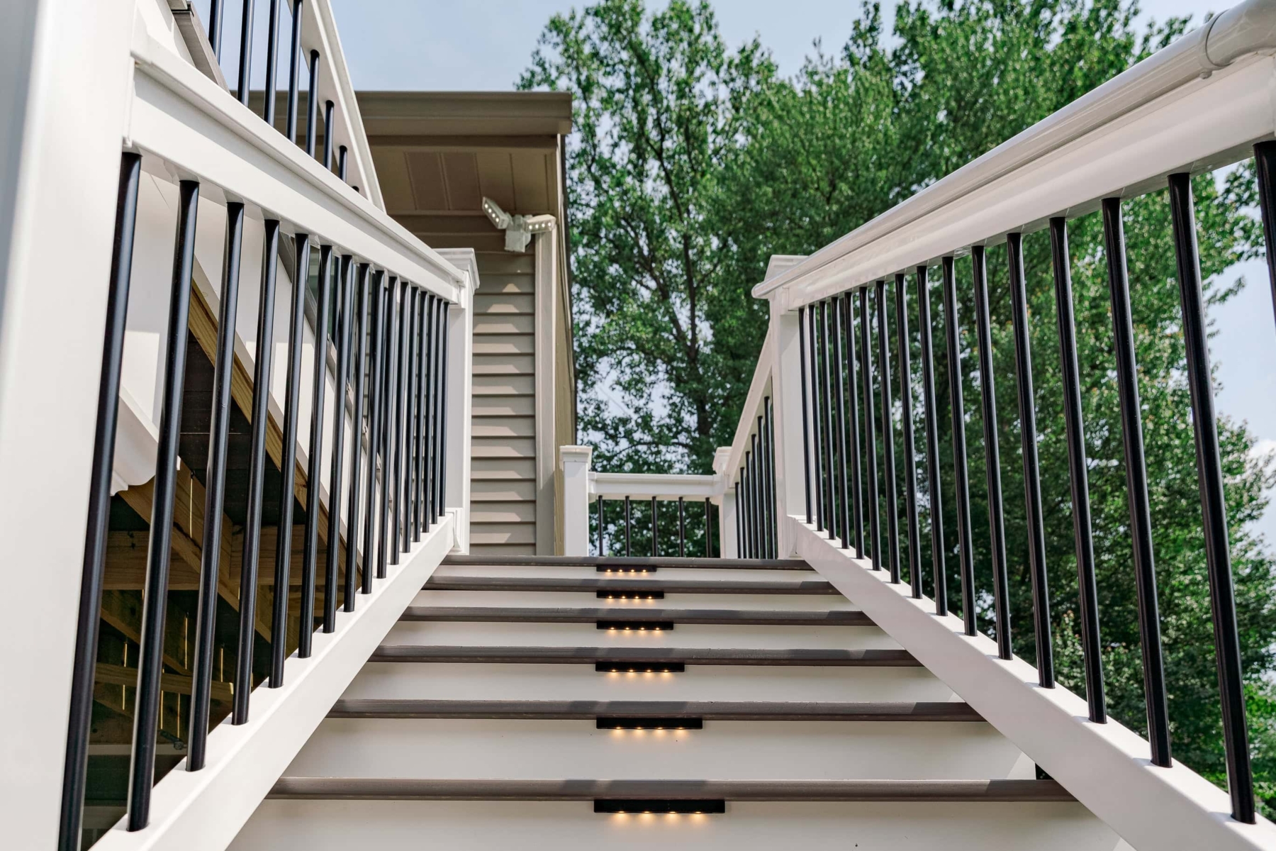 Double Deck Outdoor Hosting Space - Downingtown, PA - Integrous Fences ...