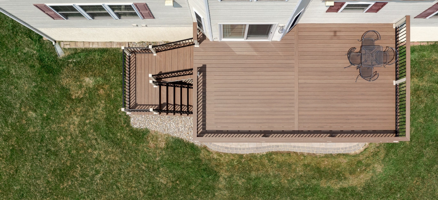 Deck Over Patio - Exton, PA - Integrous Fences and Decks