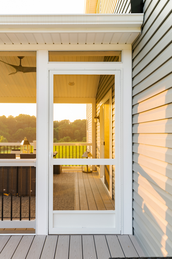 Sunset Deck with Screens - Avondale, PA - Integrous Fences and Decks