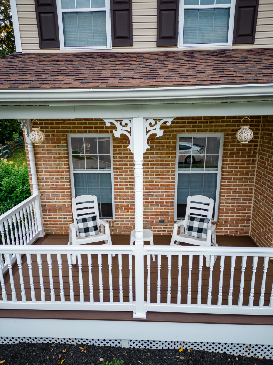Porch With Decorative Details And Lattice Skirting – Media, PA ...