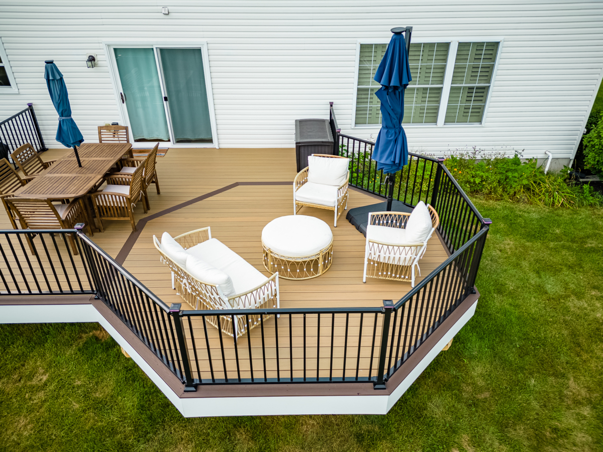Octagon-Shaped Statement Deck - Douglassville, PA - Integrous Fences ...