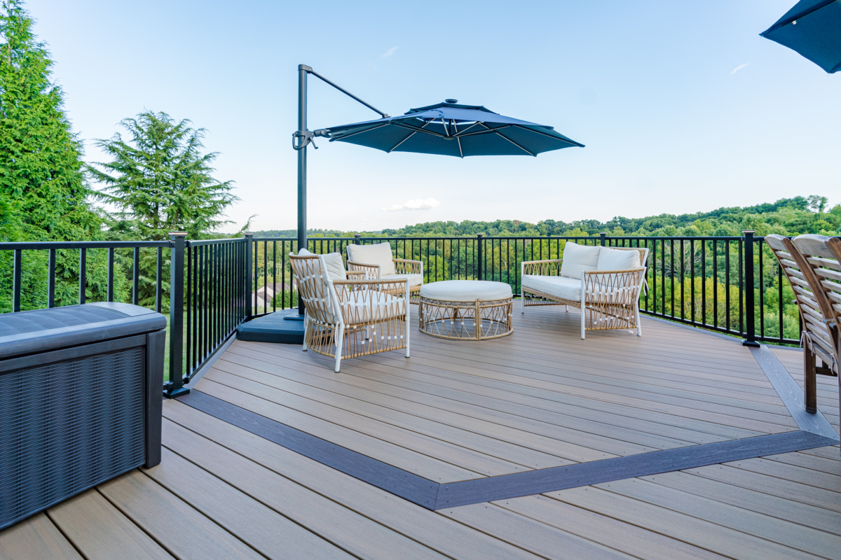 Octagon-Shaped Statement Deck - Douglassville, PA - Integrous Fences ...